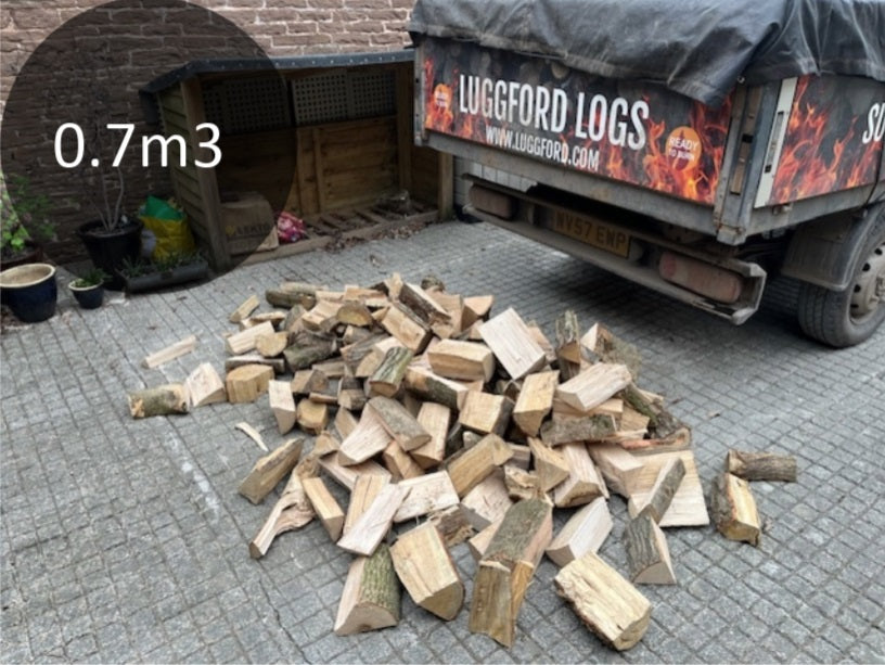 Seasoned Hardwood Logs, Locally Delivered in Herefordshire – Luggford Logs